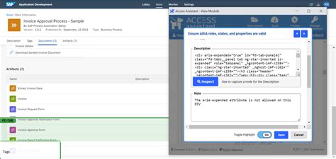 The Aria Expanded Attribute Is Not Allowed On This Div · Issue 9027