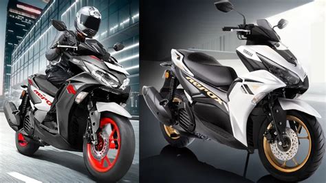 New Scooter लनच हआ 2023 Yamaha Aerox 155 सकटर टरकशन कटरल