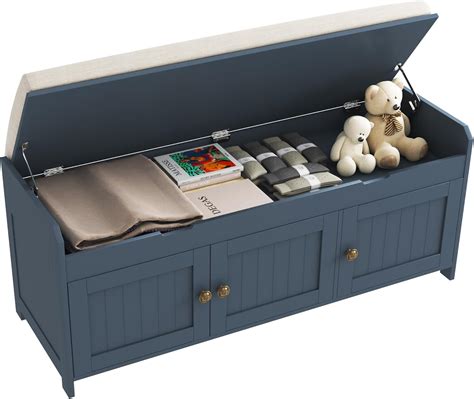 Padded Bench Seat Storage At Anna Octoman Blog