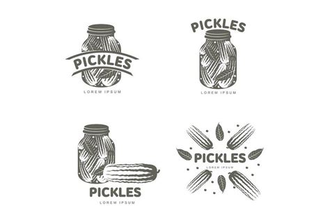 Pickles Logo Templates Home Canning Design