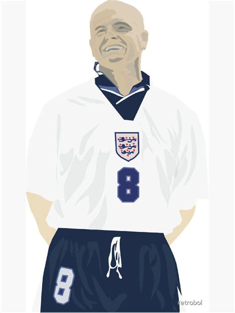 Gazza Sticker For Sale By Retrobol Redbubble