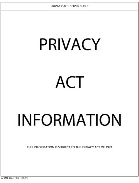 Soldier Privacy Act Cover Sheet At James Madrigal Blog