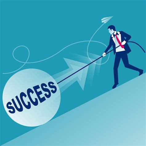 Alcance O Sucesso Um Caminho Difícil No Caminho Para O Sucesso