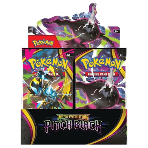 Pokemon Tcg Mega Evolution Pitch Black Booster Box Blue Mist