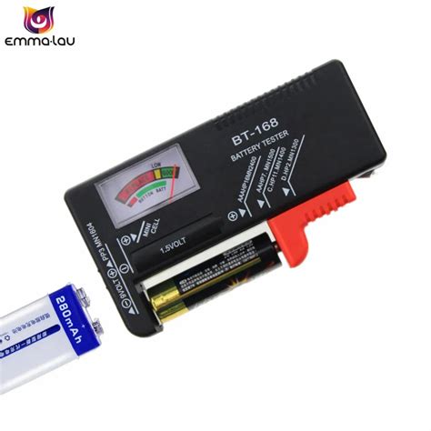 New Battery Tester BT168 Capacity AA AAA 1 5V 9V Power Supply Check Meter BT 168 C D Button