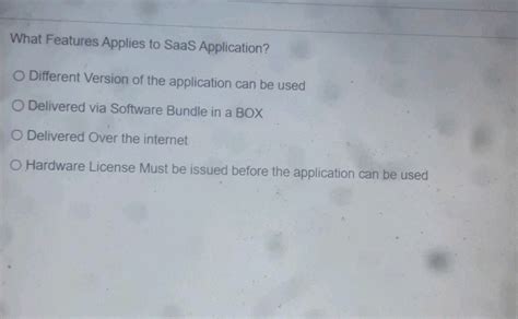 What Features Applies To SaaS Application StudyX