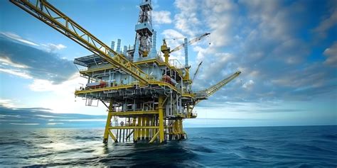 Premium Photo Extracting Gas And Oil From Offshore Oil Platforms Concept Offshore Drilling Oil
