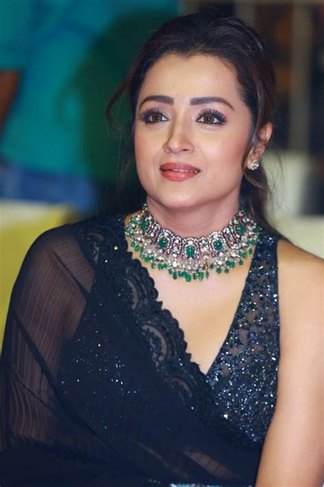 Actress Trisha In PS1 Pre Release Event At Hyderabad Stills Chennaionline