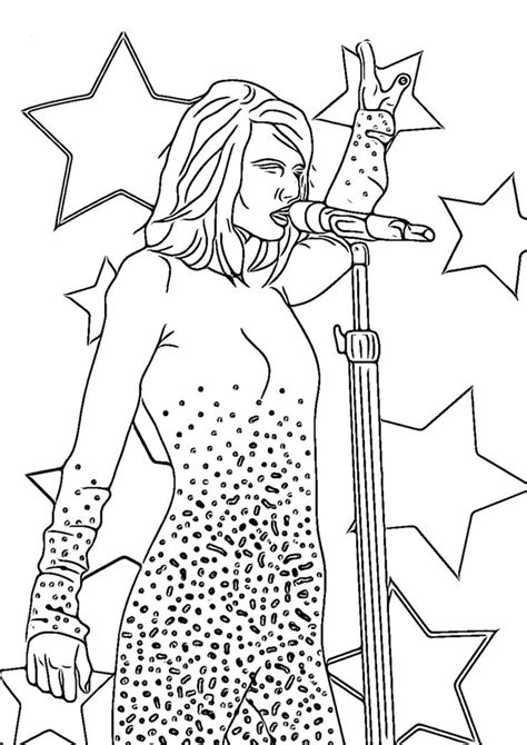 13 Taylor Swift Coloring Pages For The Swiftie In Your Life Coloring Pages Taylor Swift