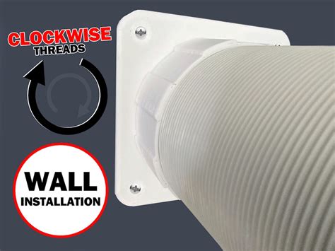 Black And Decker 5 Inch Portable Air Conditioner Exhaust Hose Wall