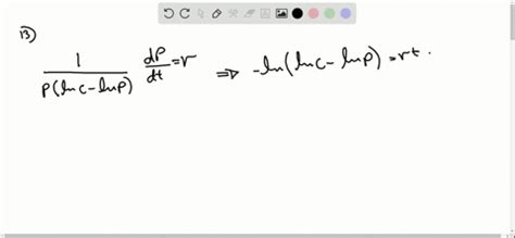 SOLVED Solve The Initial Value Problem 1 5 8 And Verify That All Solutions Satisfy Limt P T C