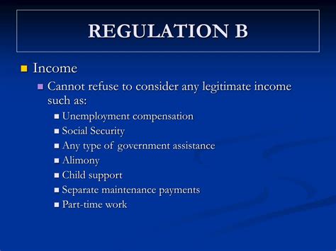 Ppt Regulation B Powerpoint Presentation Free Download Id151533