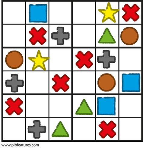 Pib Symbol Sudoku Colour Pibfeatures