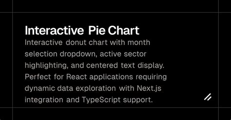 Interactive Pie Chart
