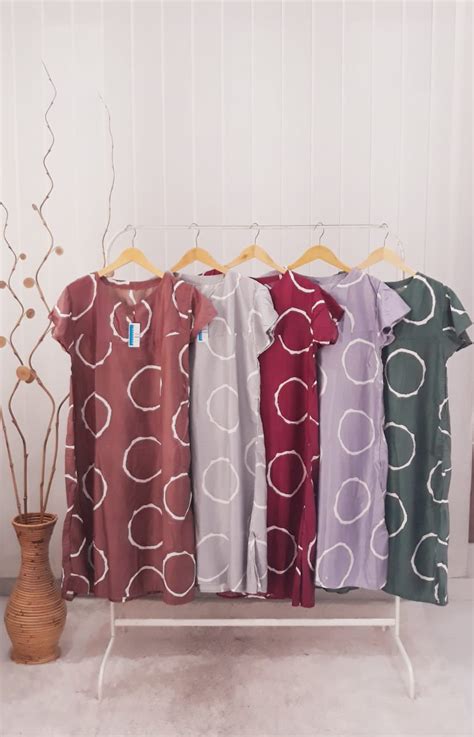 Jual Baju Daster Batik Murah Lengan Pendek Santung Rayon Pekalongan