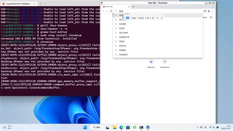 installing gnome text editor via wsl can t bring up the input bar of