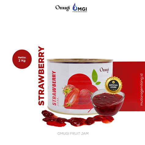 Jual Omugi Fruit Jam Selai Buah Asli Import 40 Daging Buah Asli 2 Kg Mutiara Gemilang