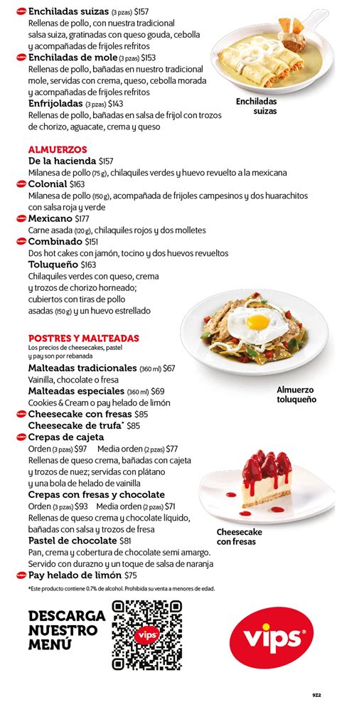 Menú Digital Vips
