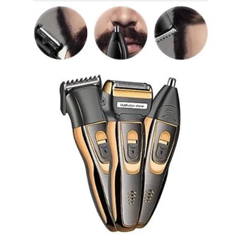 Original Progemei Geemy Gm 595 3 In 1 Professional Hair Trimmer