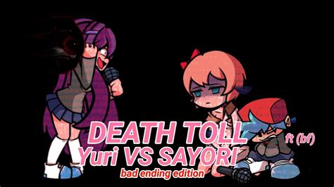 Fnf Death Toll But Yuri Vs Sayori Fnf Cover Youtube