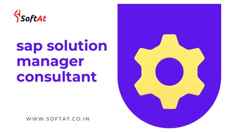 Sap Solution Manager Consultant Softat