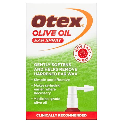 Otex Olive Oil Ear Spray Ocado