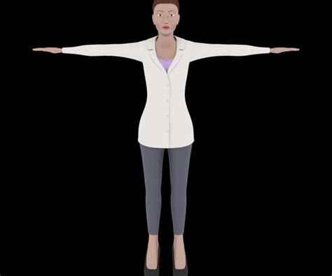 Artstation Lab Assistant 3d Model Resources