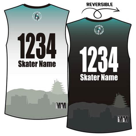Reading Roller Derby Reversible Masculine Tank