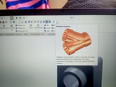 Not Able To Use Realview Graphics Button R Solidworks