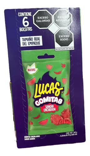 Lucas Gomitas Sandia Enchilada 6pz