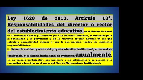 HERRAMIENTAS PARA ACTUALIZAR SU MANUAL DE CONVIVENCIA ESCOLAR A YouTube