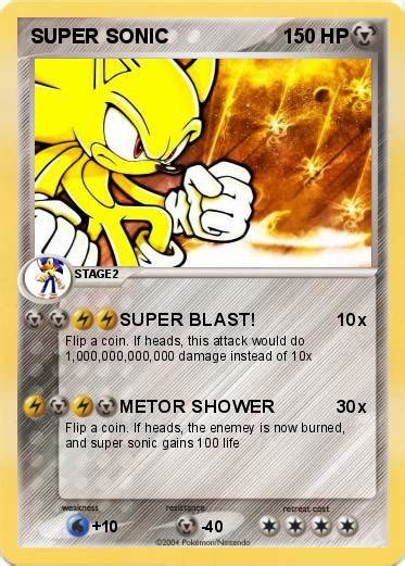 Pokémon Super Sonic 345 345 Super Blast My Pokemon Card