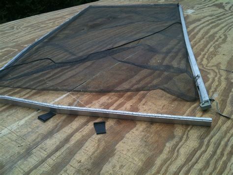 Replacing Older Bronze Window Screen Frames And Mesh In Newbury Park Area Screen Door And