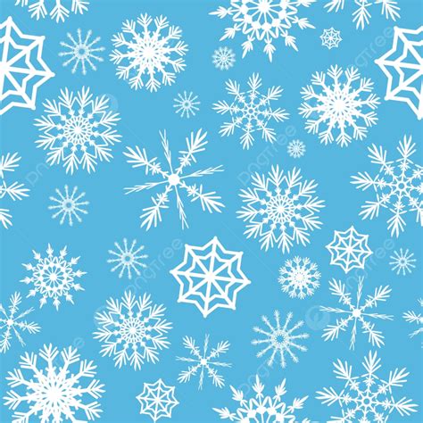 Seamless Snowflake Background Abstract Beautiful Effect Illustration