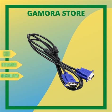 Jual KABEL MONITOR VGA POWER MONITOR LCD KOMPUTER VGA 1 5M STANDART