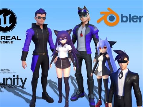 Do Custom Vr Models For Vrchat Or Vtubing 3d Model Furry Avatar Anime