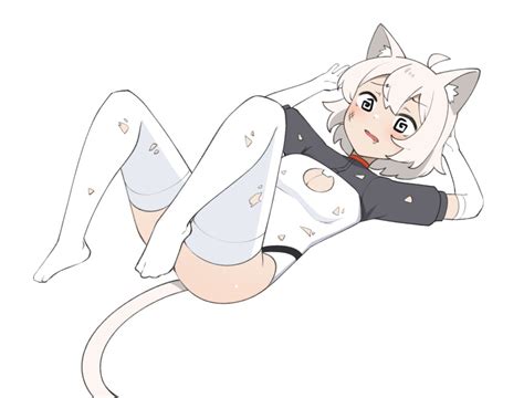 Rule 34 Cat Ears Cat Tail Confused Look Daebom Dazed Elbow Gloves