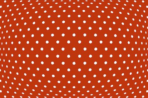 Premium Vector Hand Drawn Red Polka Dot Background