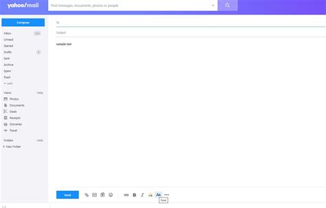 How To Highlight Text In Yahoo Mail Messages