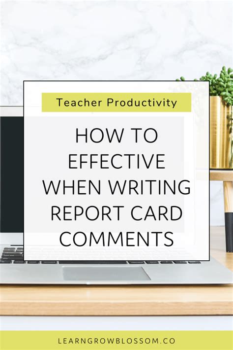 How To Be Effective When Writing Report Card Comments