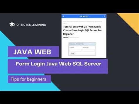 Tutorial Java Web Zk Framework Sql Server Eclipse Part Form Login