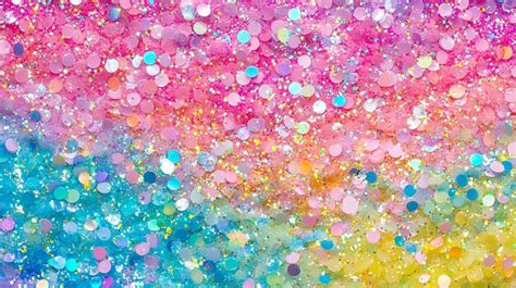 Fancy Rainbow Color Glitter Sparkle Confetti Background Premium Ai