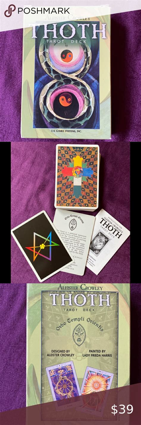 Aleister Crowley Thoth Tarot Deck Tarot Decks Crowley Tarot