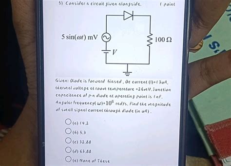 Consider A Circuit Given Alongside Point Studyx