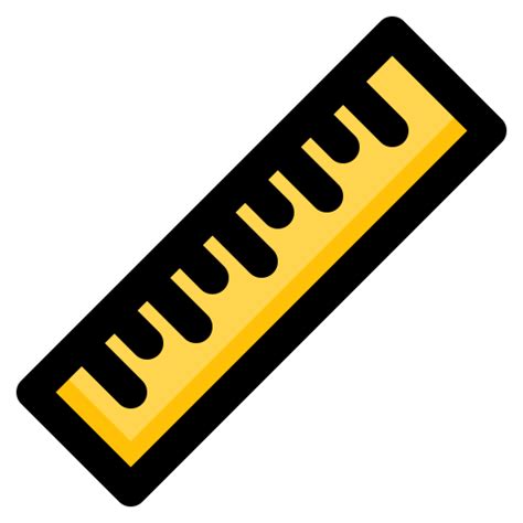 Ruler Generic Outline Color Icon