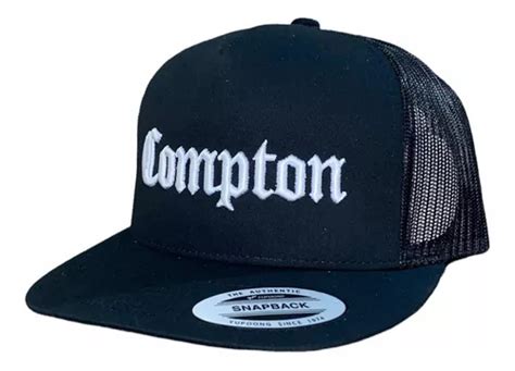 Gorra Compton Trucker Snapback Yupoong Plana Original Envío Gratis