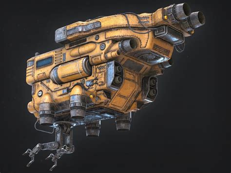 Old Junk Spaceship 3d Model Turbosquid 1469554