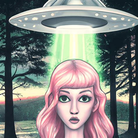 Retro Vintage Style Poster With Alien Flying Saucer Ufo · Creative Fabrica