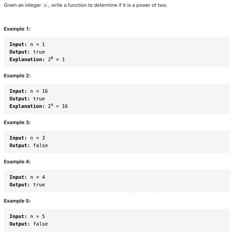 231 Power Of Two Kickstart Coding