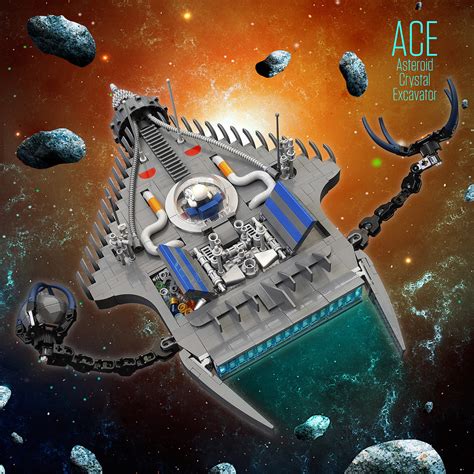 Moc Ace Asteroid Crystal Excavator Lego Sci Fi Eurobricks Forums